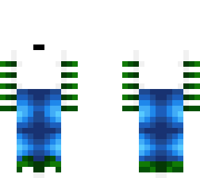 OB - Mint Candy Stripe Sweater w/ Jeans | Minecraft Skin