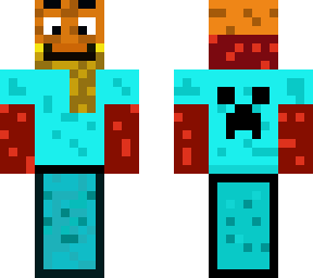 Paluten With Diamond Armor | Minecraft Skin