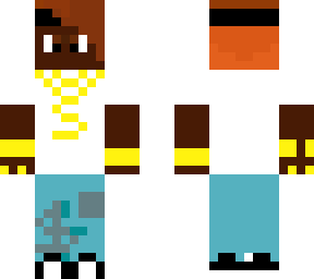 rapper,gold | Minecraft Skin
