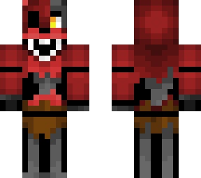Withered Foxy Model | Minecraft Skin