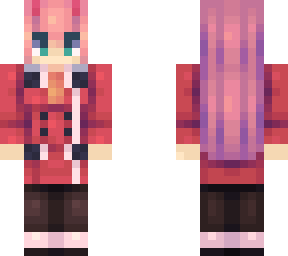 zero two | Minecraft Skins
