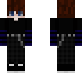 Alternative Boy with brown hair | Minecraft Skin