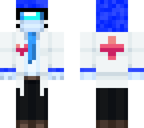 Dr. Sus (Blue Crewmate Doctor) | Minecraft Skin