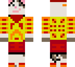 avatar popcat firebending | Minecraft Skins