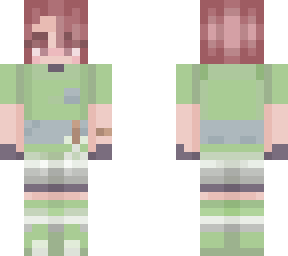 Gothic Aro Girl | Minecraft Skin