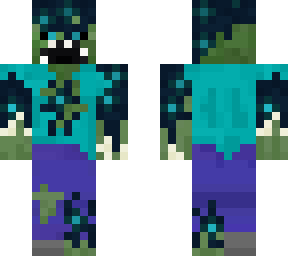 Sculk Zombie | Minecraft Skin