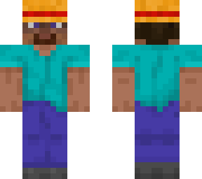 steve straw hat default hat | Minecraft Skins
