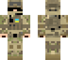Ukrainian Soldier | Minecraft Skin