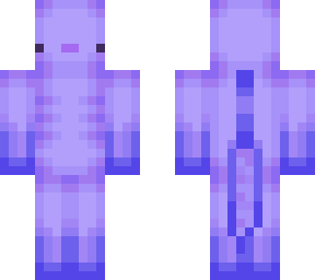 Blue Axolotl | Minecraft Skin