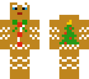 Ginger bread man | Minecraft Skin