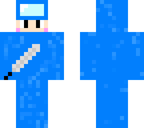 Guy in blue imposter costume | Minecraft Skin