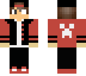 blue and red creeper boy | Minecraft Skins