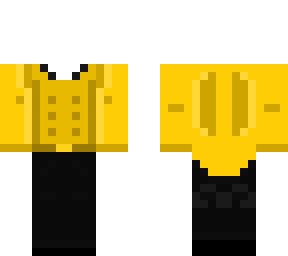 Yellow Tuxedo Outfit | Minecraft Skin