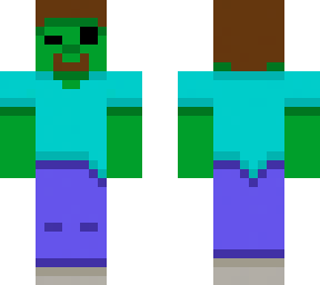 Animation Steve (Zombified confused) | Minecraft Skin