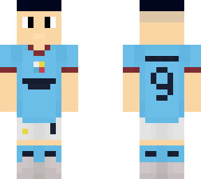 Boy in man city kit | Minecraft Skin