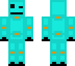 Cyan Stikbot | Minecraft Skin