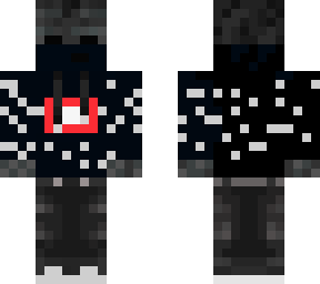 Drip wither skeleton with mask | Minecraft Skin