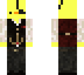 Evil Duck Cowboy | Minecraft Skin