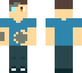 Human Cyborg | Minecraft Skin