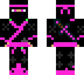 nean pink ninja | Minecraft Skin