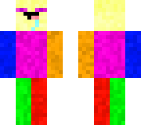 rainbow noob | Minecraft Skins