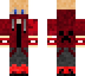 Red styled game boy skin | Minecraft Skin