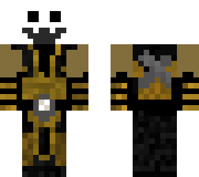 Scorpion (MK9- No Mask) | Minecraft Skin