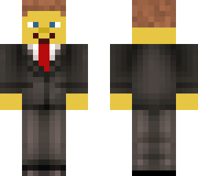 thoomgie in strak pak (zwart) | Minecraft Skin