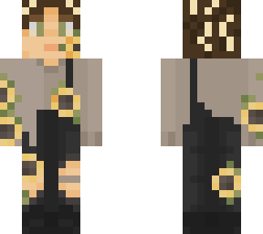 sunflower boy overalls | Minecraft Skins