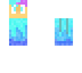 biru ungu | Minecraft Skin