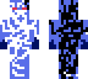 bleu warior | Minecraft Skin