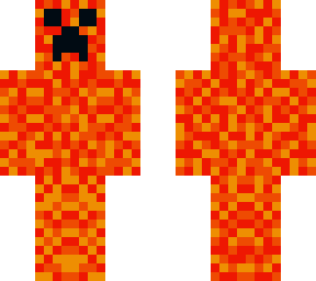 Fire Creeper | Minecraft Skin