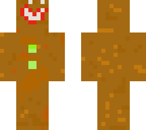 ginger bread man gingerbread gingerbreadman | Minecraft Skins