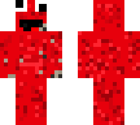 Red Cookie Monster | Minecraft Skin