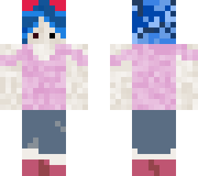 blue demon | Minecraft Skin