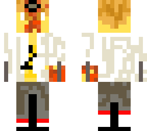 denji vs leech devil | Minecraft Skin