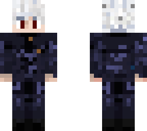 Gojo (red eyes) | Minecraft Skin