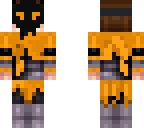 Orange Subz w. Mask | Minecraft Skin