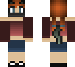 Ruby wolf | Minecraft Skin