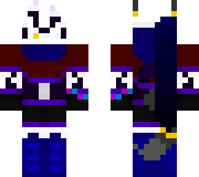 Underverse Ash!tale Papyrus my OC | Minecraft Skin