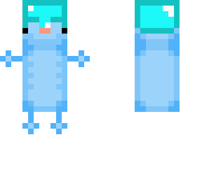 Ajolote azul | Minecraft Skin