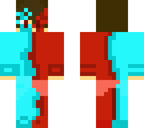 red and blue eye | Minecraft Skins