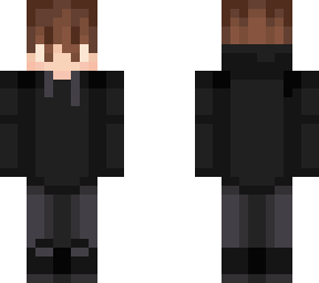Kj all black | Minecraft Skin