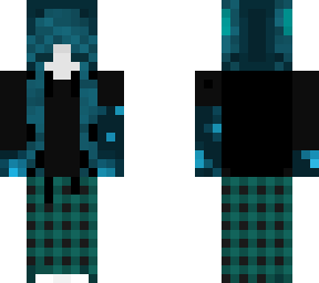 sculk girl | Minecraft Skins