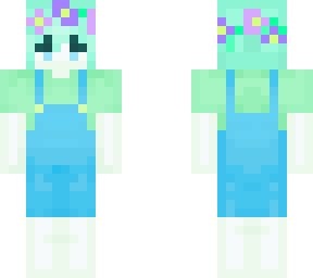 -*Flower crown*- (Basil v2) | Minecraft Skin