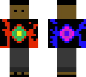 Black Corrupted Boy | Minecraft Skin