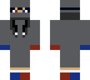 Cool Red/blue eyes skin | Minecraft Skin