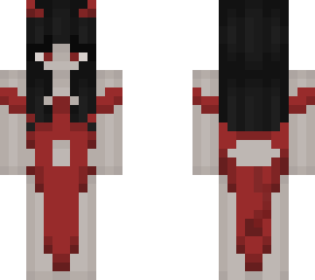 red demon girl | Minecraft Skins