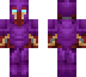 Enchanted Netherite Armor Iron Man Villager | Minecraft Skin