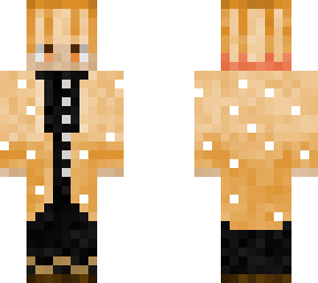 demon slayer zenitsu | Minecraft Skins